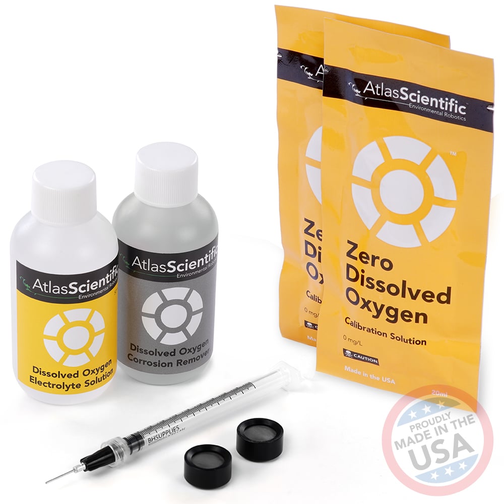 Atlas Scientific Lab Grade Dissolved Oxygen Maintenance Kit | Sensors ...