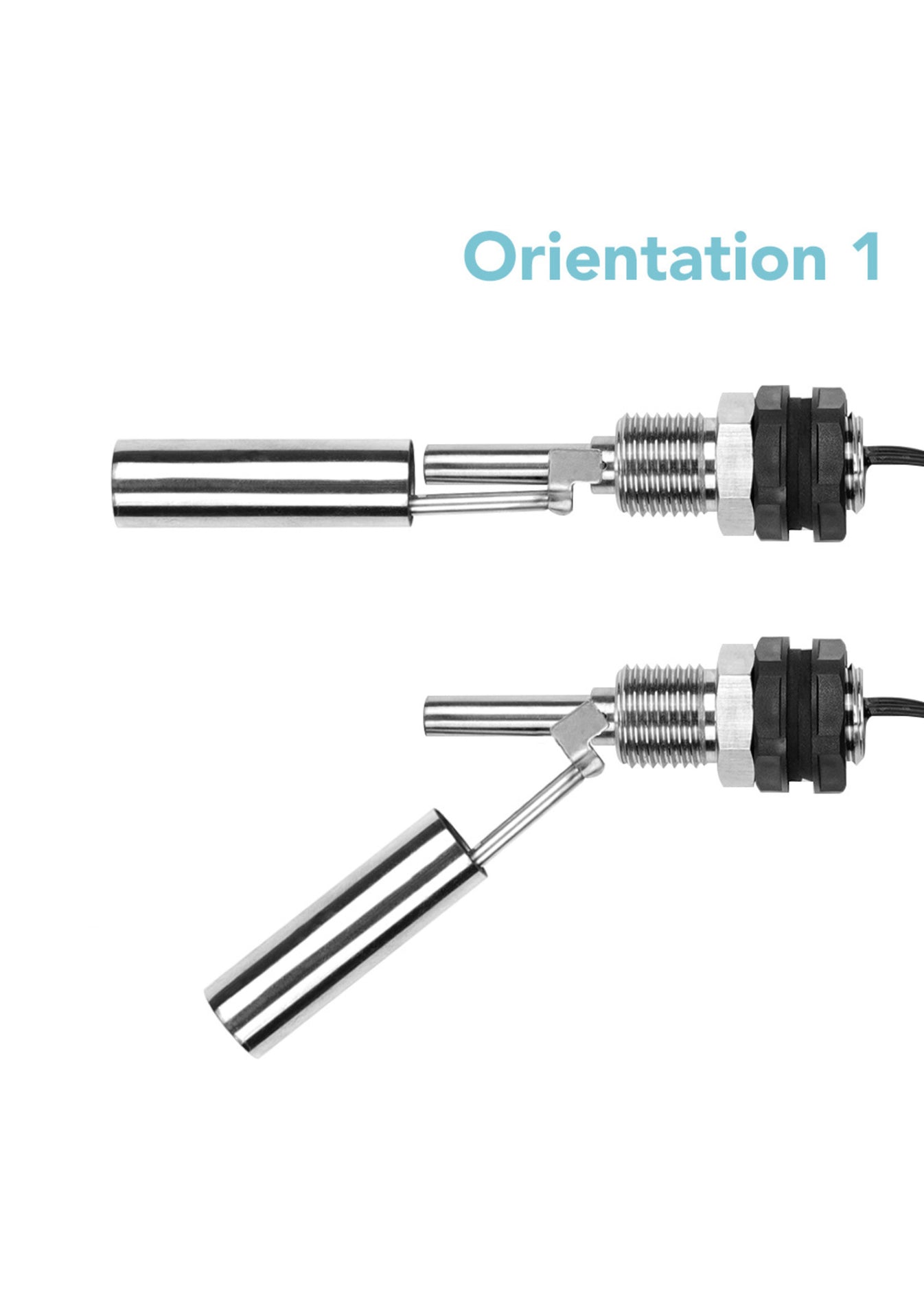 Atlas Scientific Stainless Steel Hinged Metal Float Switch - Sensors ...