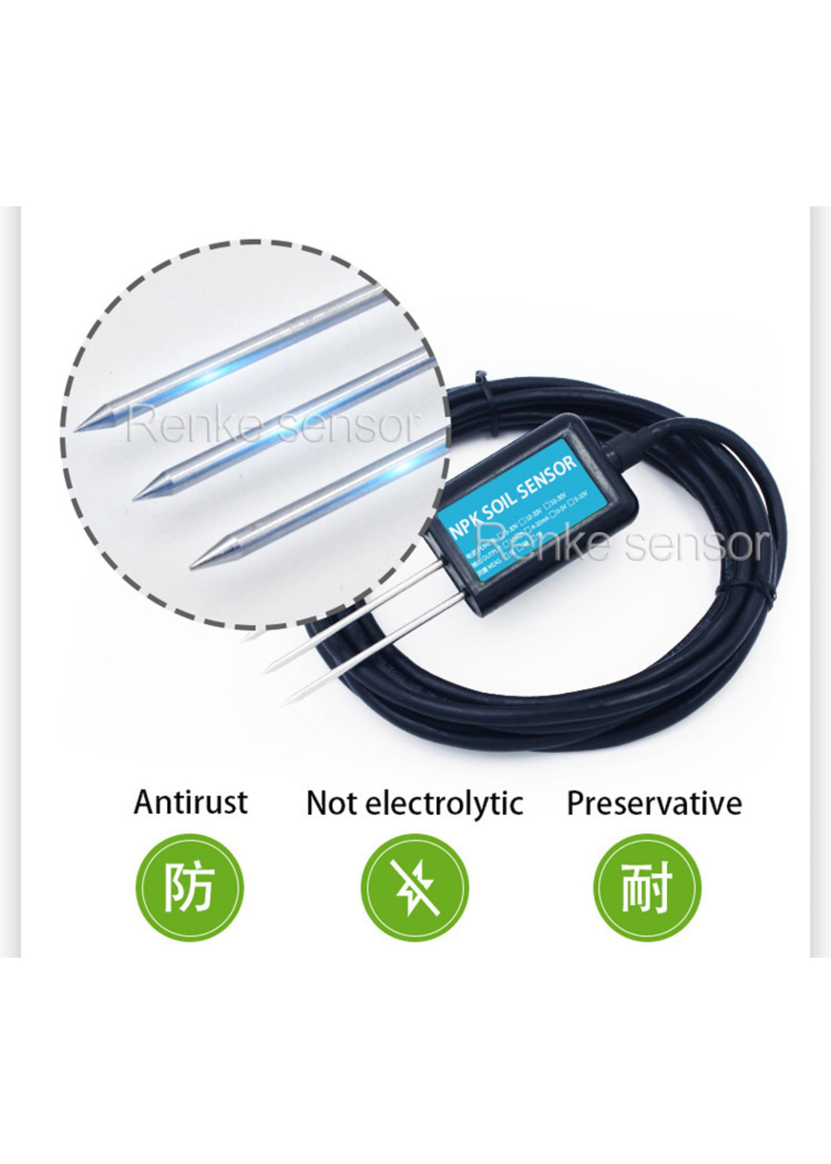 Sentec RS485 Soil NPK sensor | Sensors & probes – Sensors & Probes